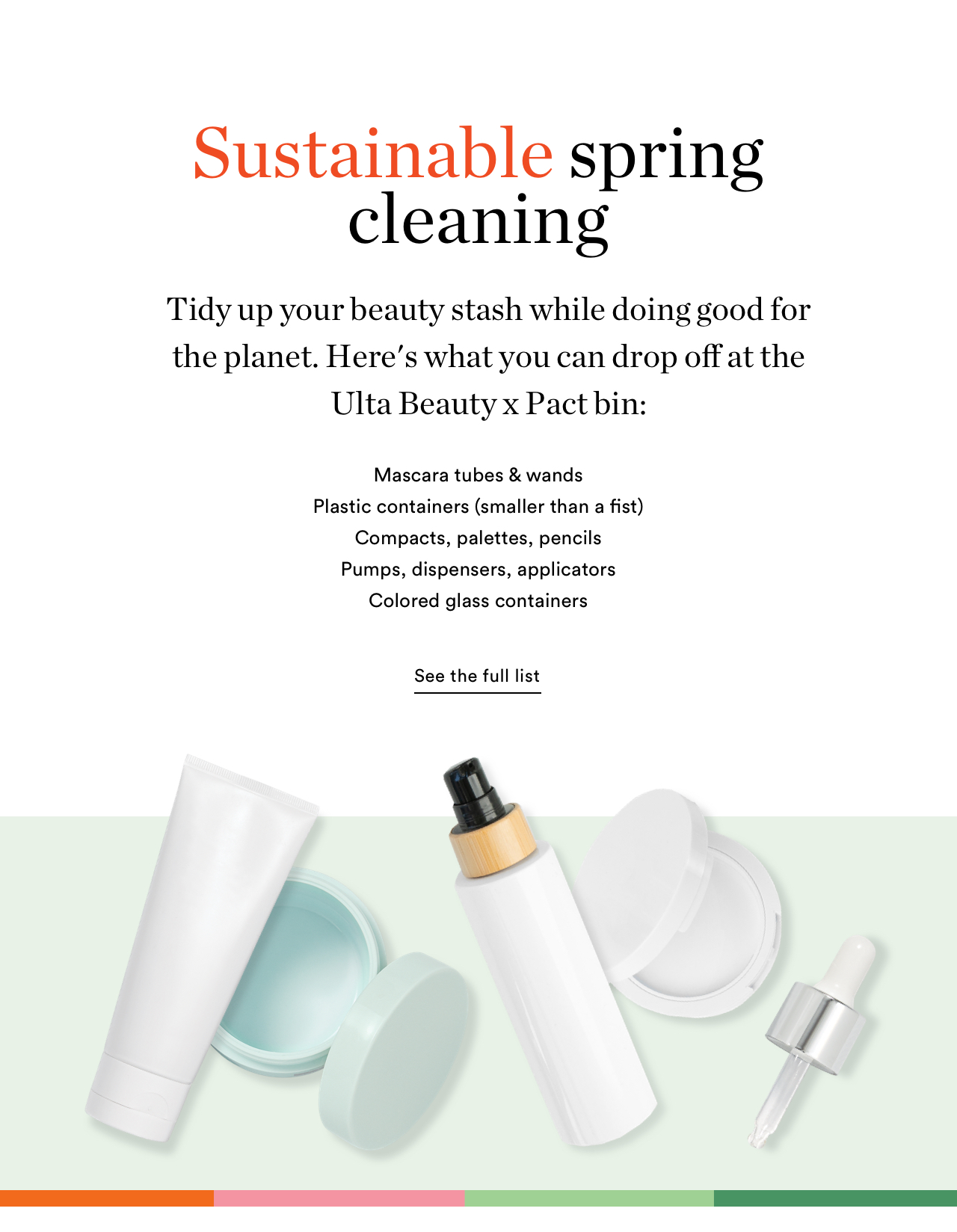 Ulta Beauty: 💚 Got empties? Let’s help reduce waste together 💚 | Milled