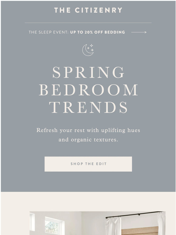 The Citizenry: Spring Bedroom Trends | Milled