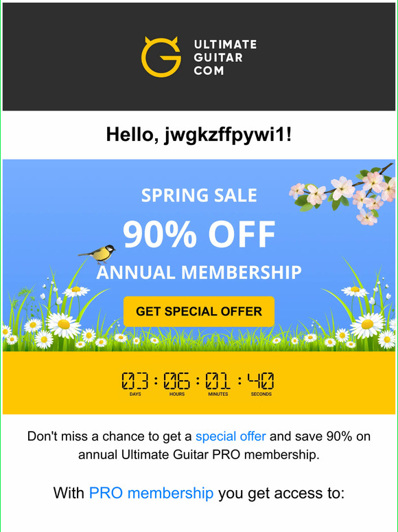 Ultimate Guitar: 💥 Get 90% off UG Pro! | Milled