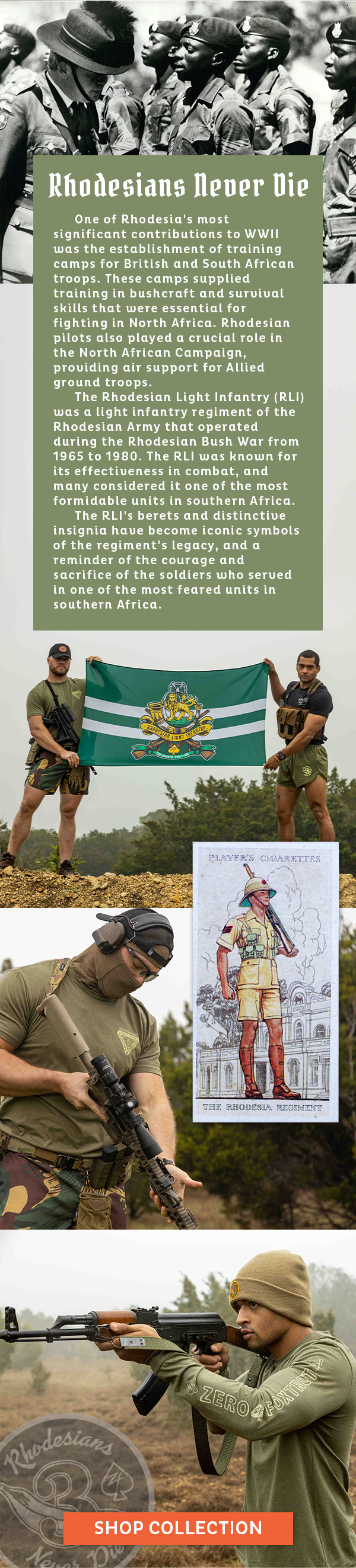 Zero Foxtrot: [NEW DROP] The Rhodesian Collection | Milled