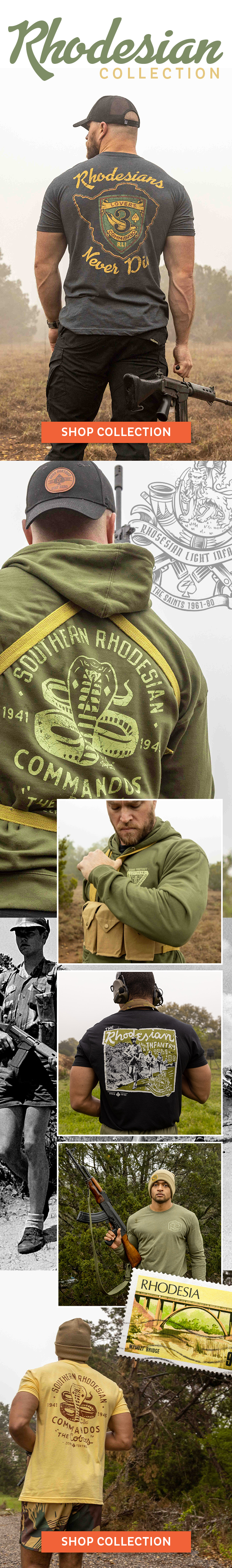 Zero Foxtrot: [NEW DROP] The Rhodesian Collection | Milled