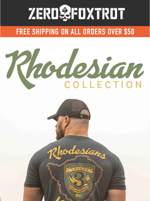 Zero Foxtrot: [NEW DROP] The Rhodesian Collection | Milled
