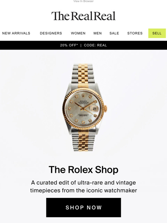 The RealReal: The Rolex Shop | Milled