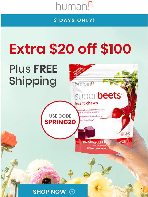 HumanN: 3 days only – save $20 on $100+ plus free shipping | Milled