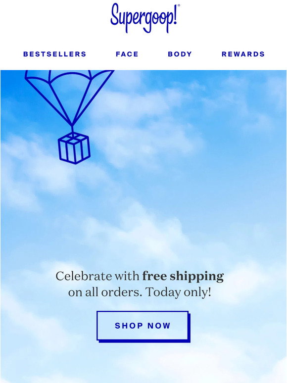 Supergoop: Get free shipping! | Milled