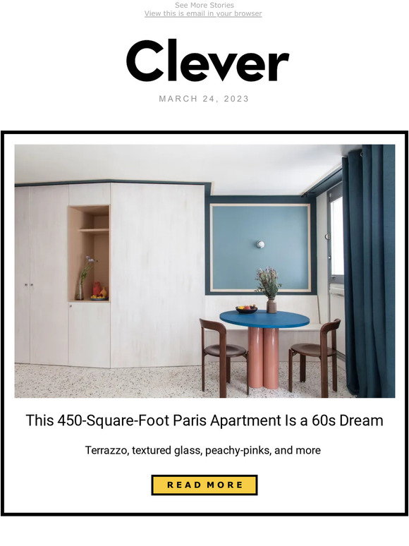 Architectural Digest: This 450-square-foot Paris apartment is a ’60s ...