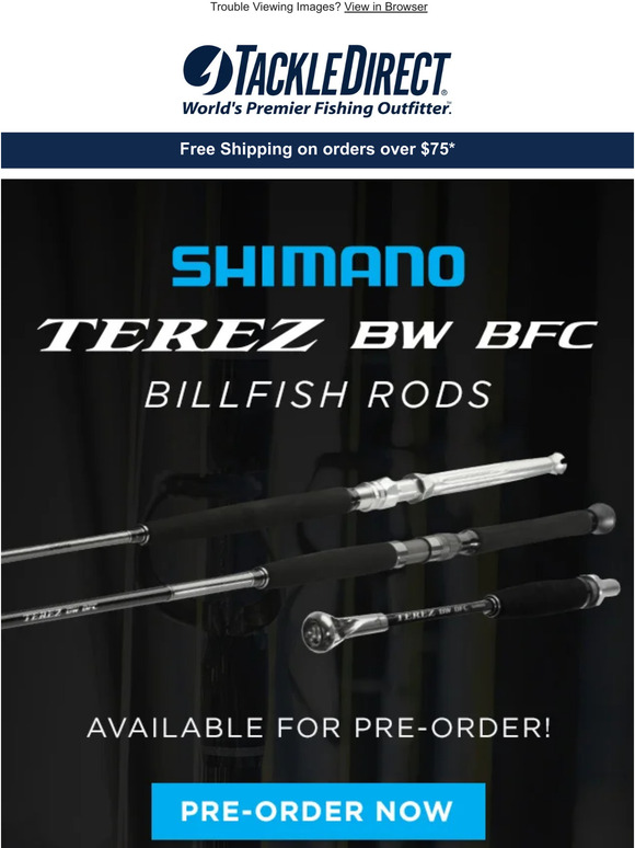 Tackle Direct: 📢📢 Pre-Order Shimano BFC Billfish Rods! | Milled