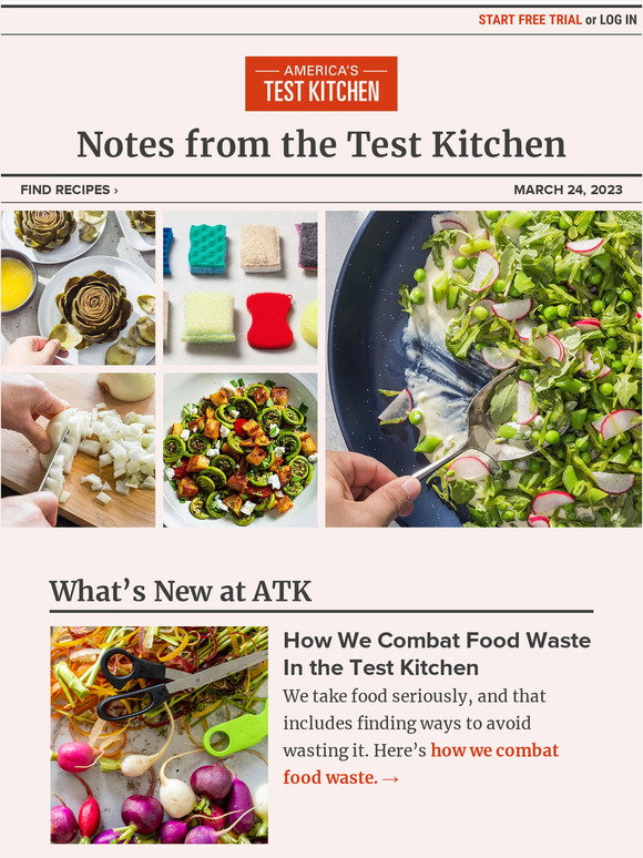 America's Test Kitchen: How We Combat Food Waste In the Test Kitchen ...