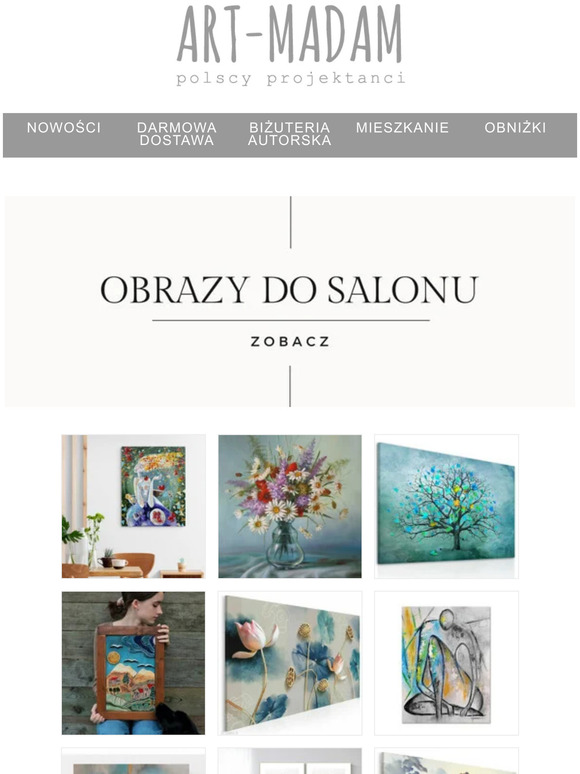 Art-Madam: obrazy do salonu | Milled