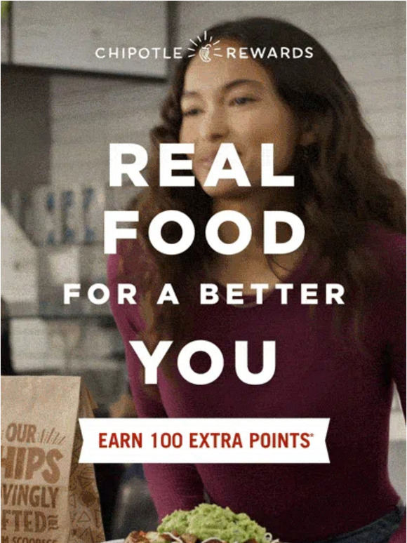 Chipotle: Here’s a chance to earn 100 extra points | Milled