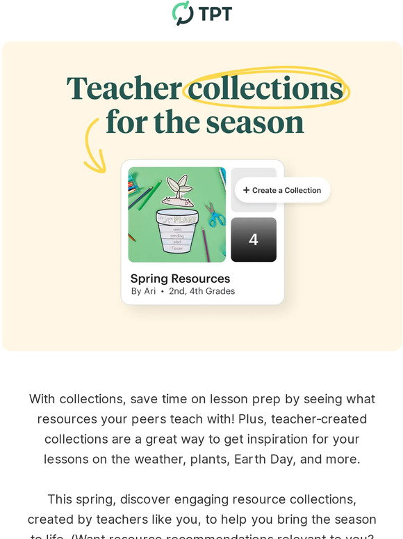 Teachers Pay Teachers: Spring activities, picked by teachers like you 🌼 ...