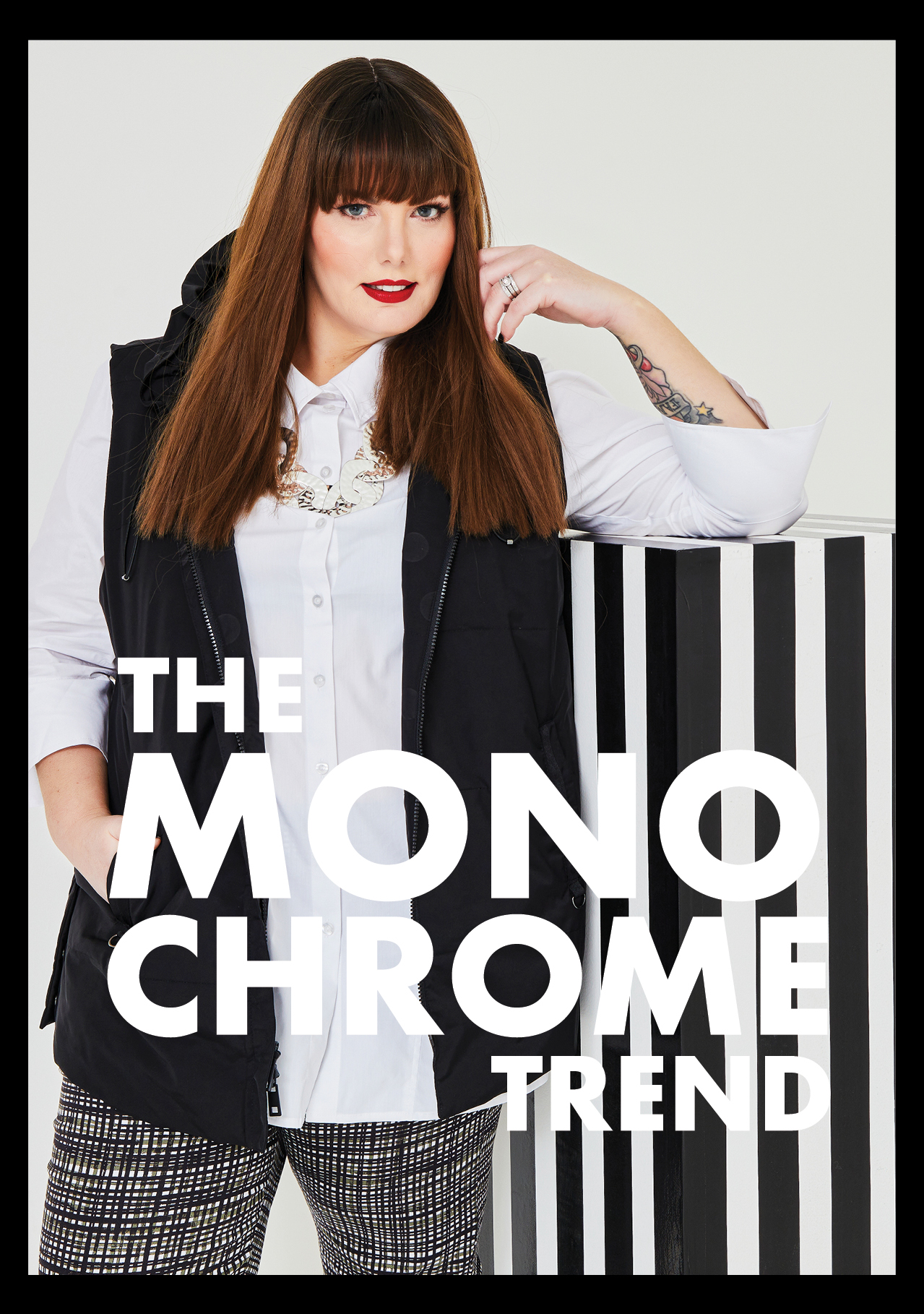 Taking Shape: Just In! The Monochrome Trend as styled by Curvy Cartel ...