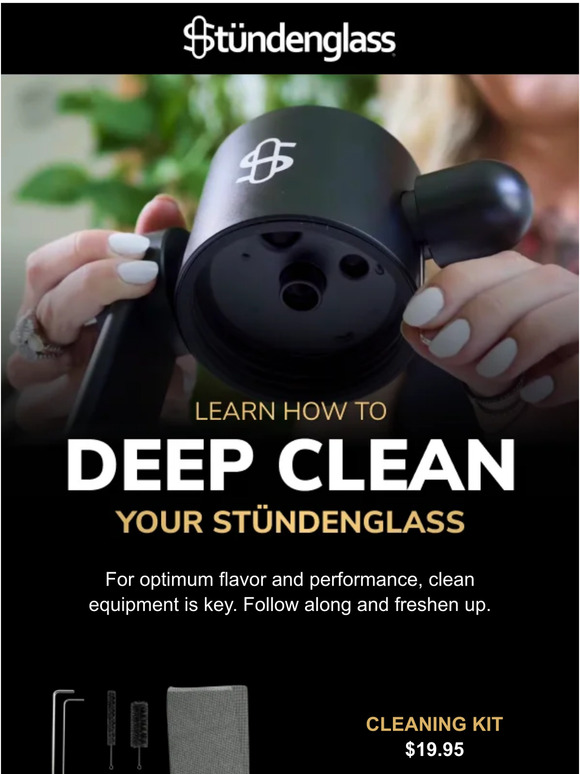 Stundenglass: How to deep clean your Stundenglass | Milled
