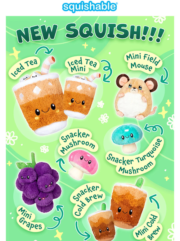 Squishable: Iced Tea! Grapes! Cold Brew! All new Squish! | Milled