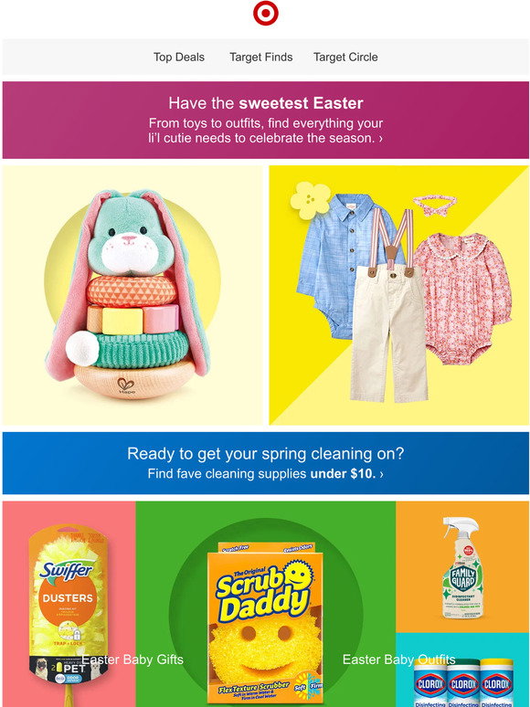 Target: Everything to celebrate Easter with your li’l bunny. | Milled