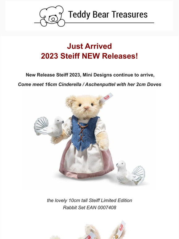 Teddy Bear Treasures: New Release Cinderella 2023 Limited Edition ...