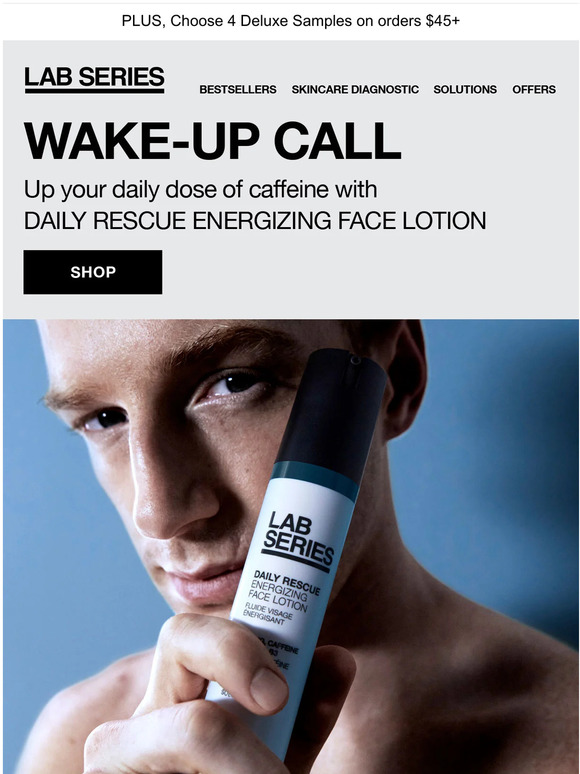 Lab Series: Wake Up with Daily Rescue Energizing Face Lotion⚡ | Milled