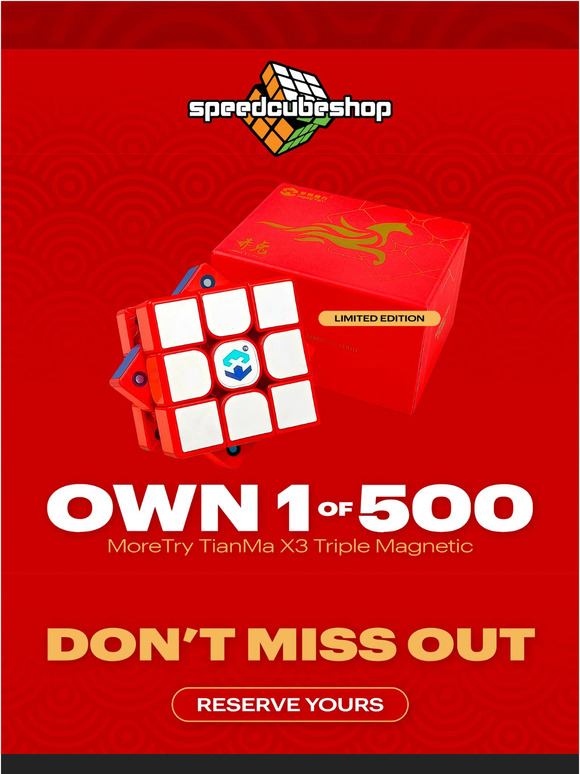 SpeedCubeShop: Own 1 of 500 Worldwide! | Milled