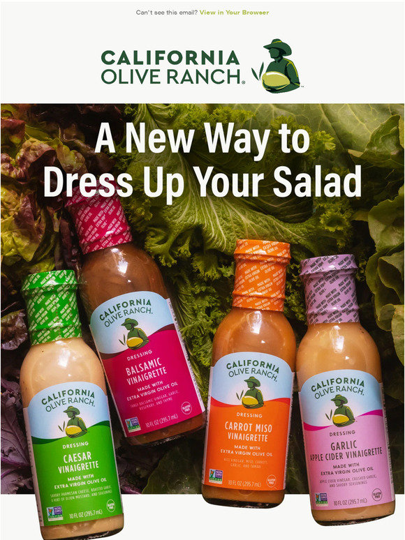 California Olive Ranch: New Dressings – Made With Award Winning EVOO 😋 ...