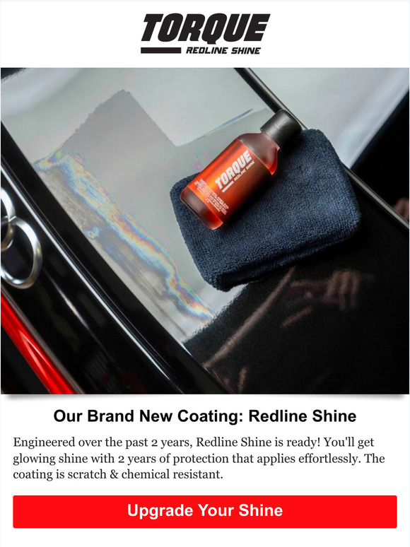 Torque Detail: Our New 2+ Year Coating: REDLINE SHINE | Milled