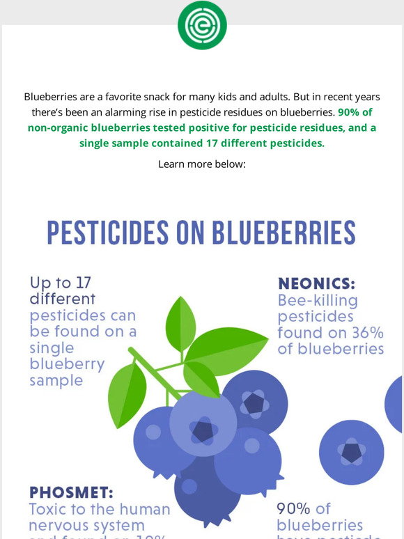 Environmental Working Group: Blueberries, spinach and kale | Milled