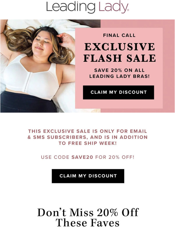 Leading Lady Bras Email Newsletters Shop Sales Discounts And Coupon Codes