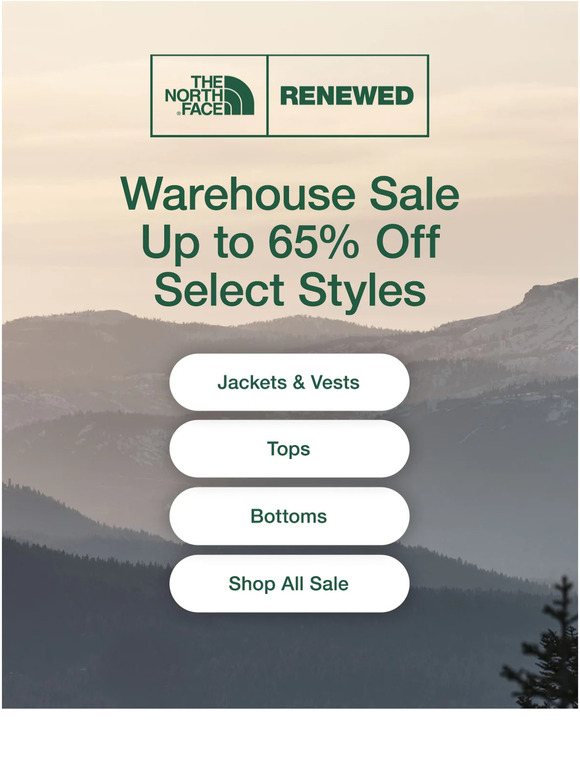 The North Face: Up to 65% off select styles for less waste and more ...
