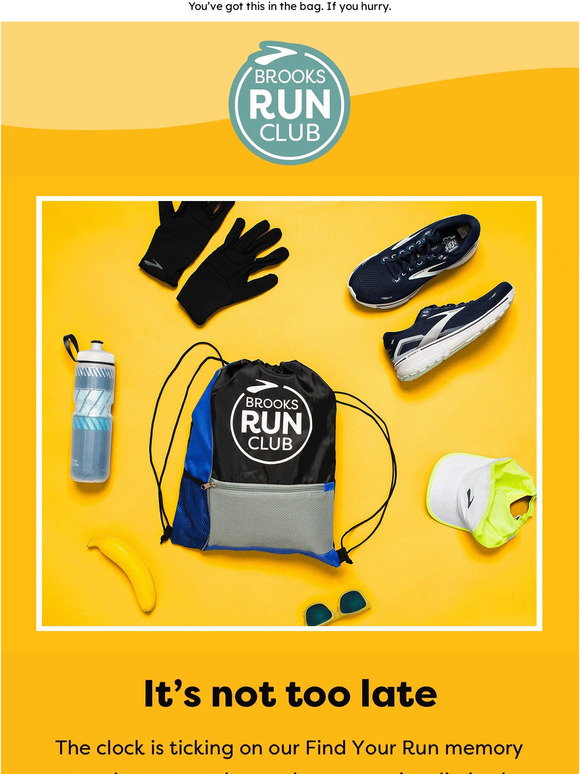 Brooks Running: Time’s running out to win exclusive BRC swag | Milled