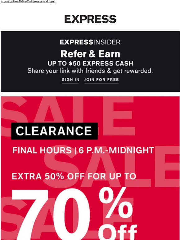 Express: FINAL HOURS ⏳ EXTRA 50% OFF CLEARANCE ⏳ | Milled
