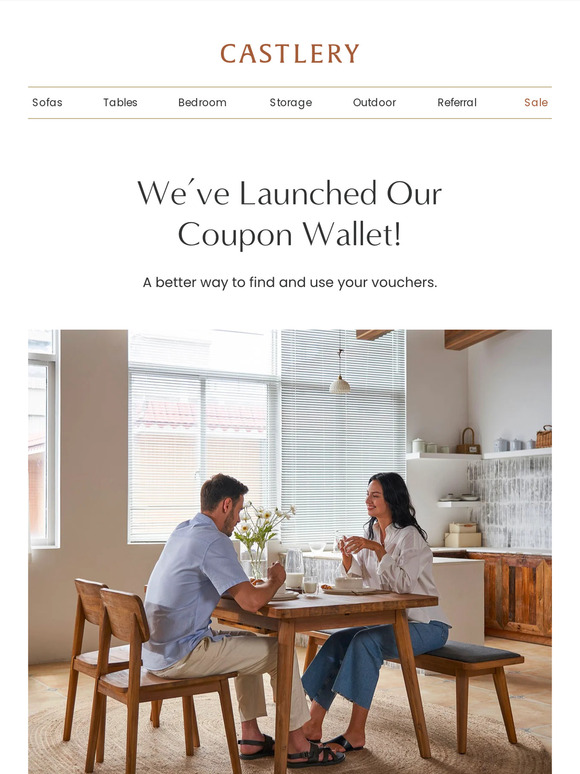 Castlery: Exclusive savings just got easier! | Milled