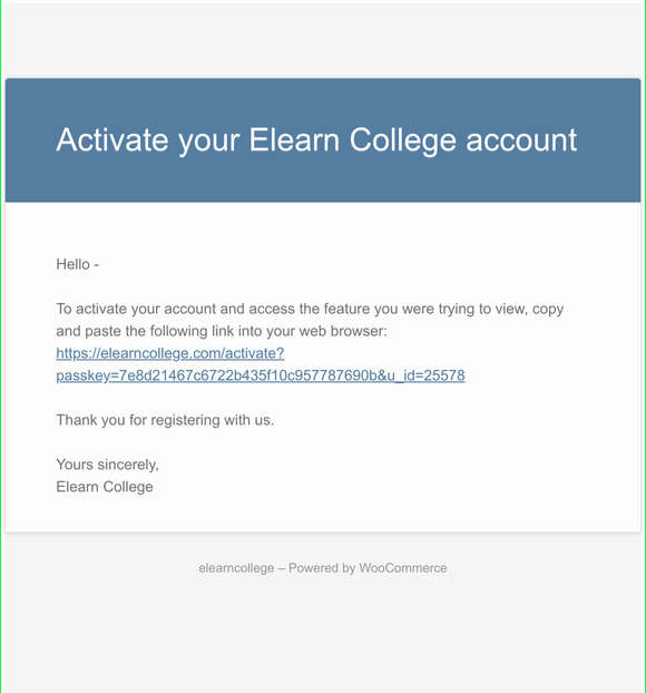 Elearn College: Activate your Elearn College account | Milled