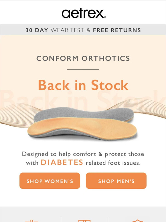Aetrex Worldwide: Try Conform Orthotics 🦶 Helps With Diabetic Foot ...