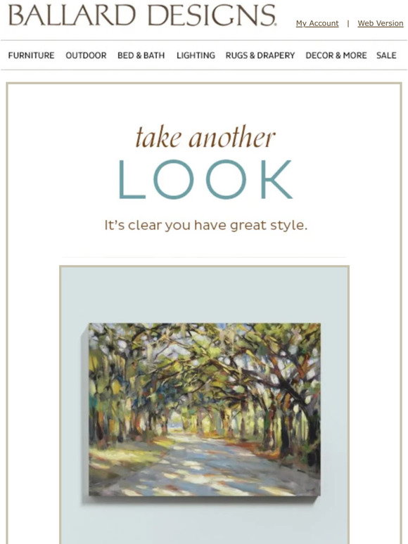 Ballard Designs: Take a second look at your favorites! | Milled