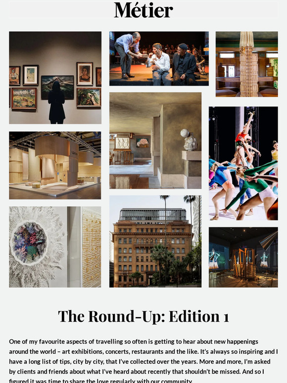 Metier London: The Round-Up: Edition 1 | Milled