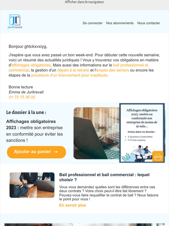 Juritravail: [News Juridique] Affichages obligatoires - Gestion d'un départ à la retraite ...