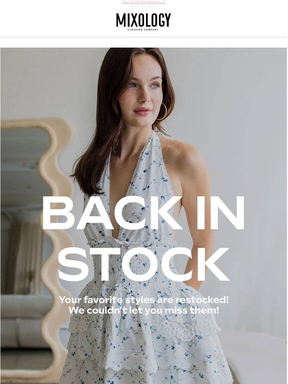 Mixology Clothing: —, the items you wanted are back | Milled