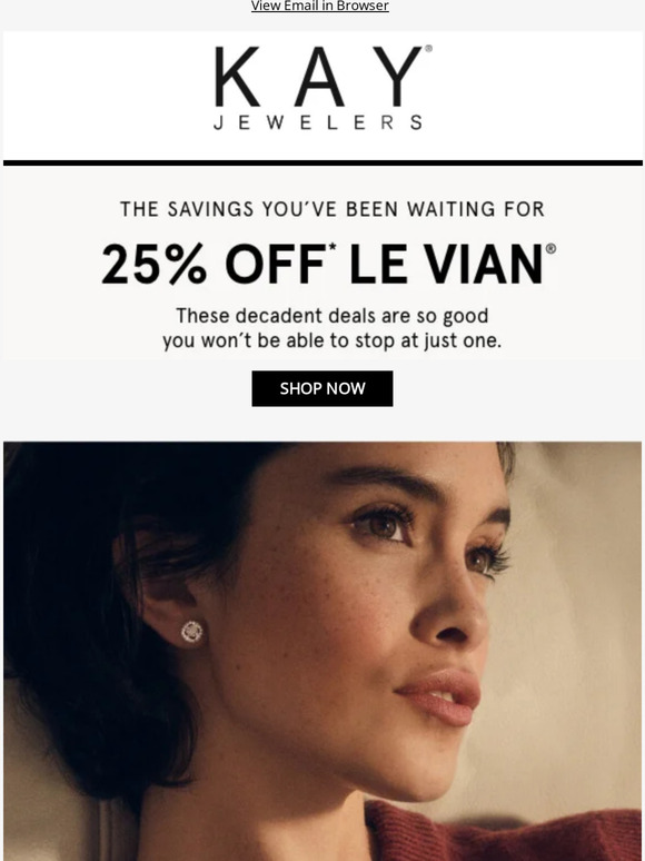 Kay Jewelers: Le Vian savings are here: Enjoy an EXTRA 25% OFF | Milled