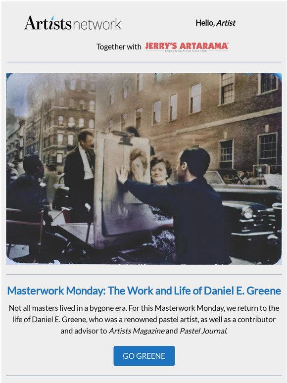 Artists Network: Masterwork Monday: The Work and Life of Daniel E ...