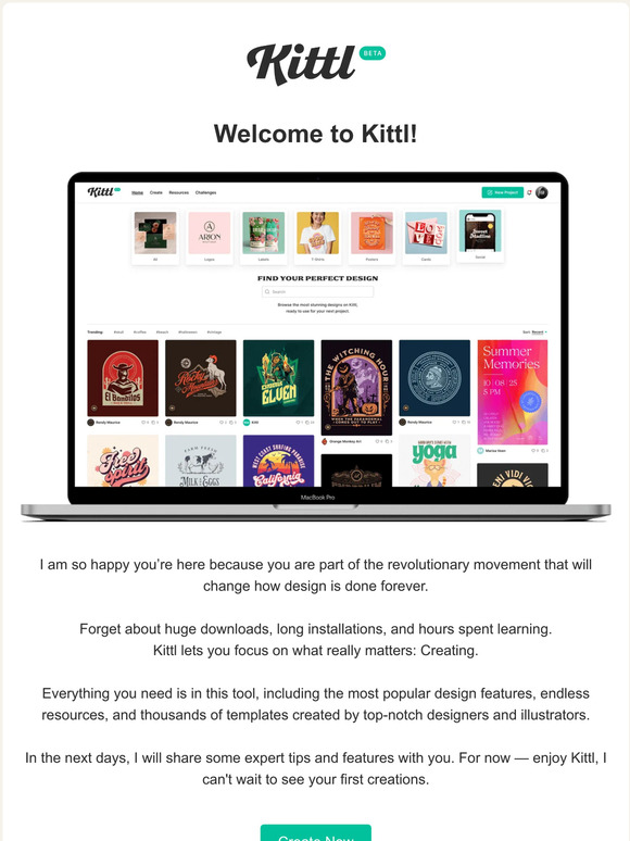 Kittl: Welcome to Kittl | Milled
