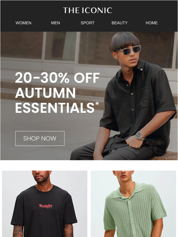 The Iconic: Sale's on SALE 🔥 take an EXTRA 20% OFF stacks. of. styles ...