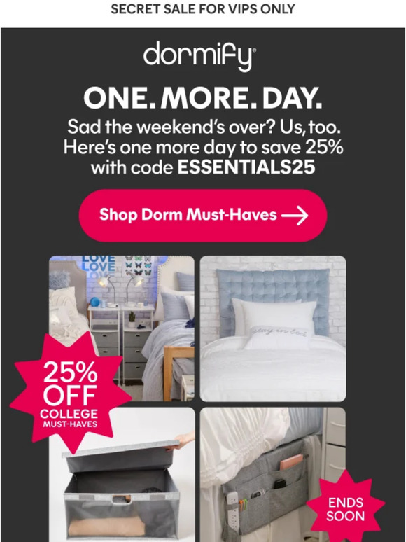 Dormify: since you loved it so much..it’s back 😍 | Milled