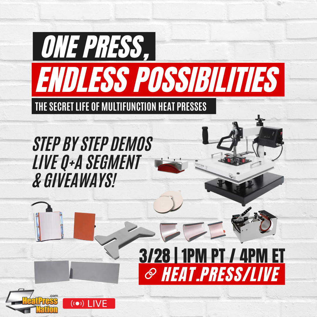 Heat Press Nation: One Heat Press, Endless Possibilities! The Secret ...