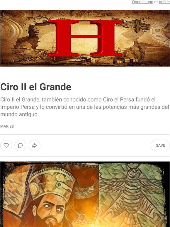 Revista de Historia: Ciro II el Grande | Milled