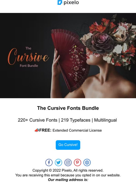 Pixelo: 💙220+ Sassy & Cute Cursive Fonts! | Milled