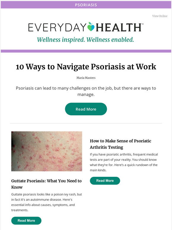 Lifescript: 10 Ways to Navigate Psoriasis at Work | Milled