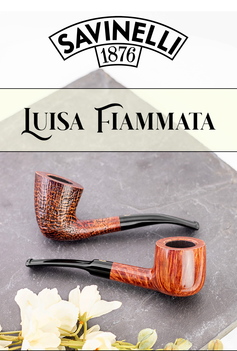 Smokingpipes: Savinelli Luisa Fiammata Pipes | Celebrating Luisa ...