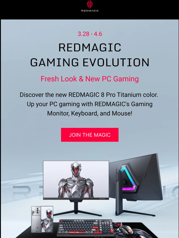 RedMagic: 😎Up Your Game with REDMAGIC Gaming Evolution | Milled