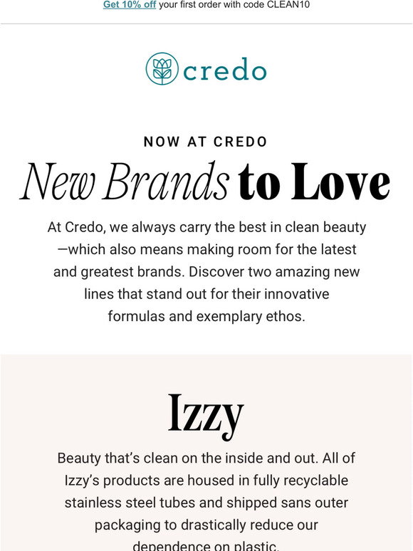 Credo Beauty: Get excited! 2 NEW brands at Credo | Milled