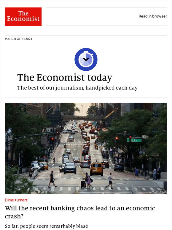 The Economist: Will the banking chaos lead to an economic crash? | Milled