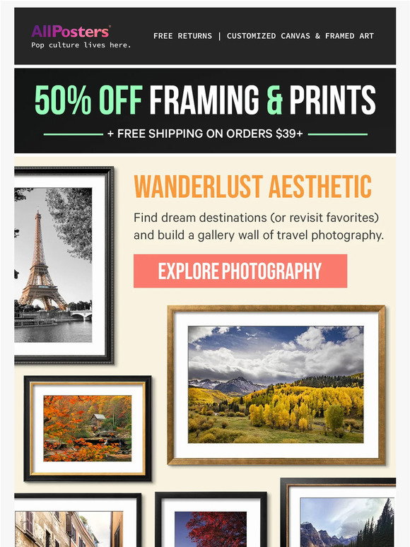 AllPosters: Explore your wanderlust aesthetic. | Milled